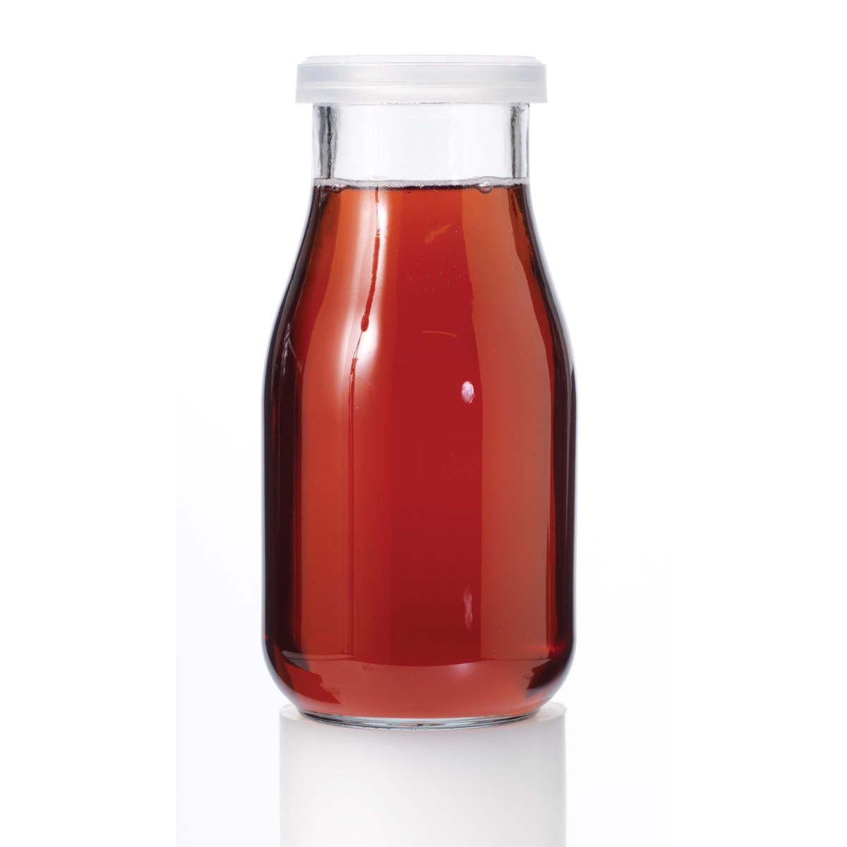 Milk Bottle - Plastic Lid 16 oz. - Anchor Hocking FoodserviceAnchor ...